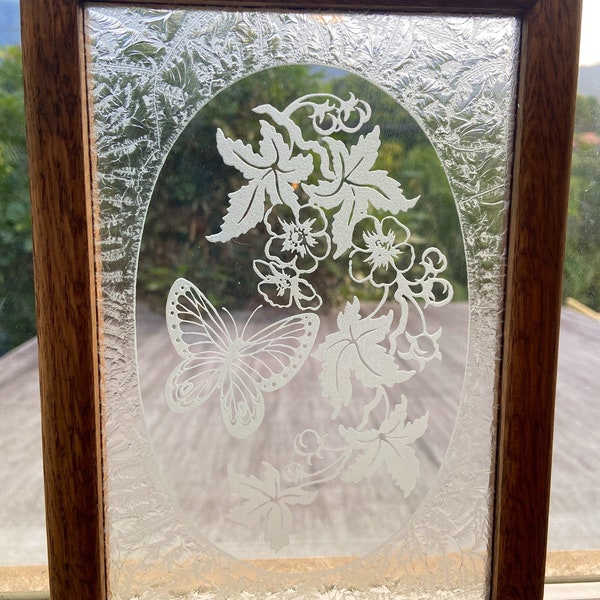 Etched Butterfly - Etsy