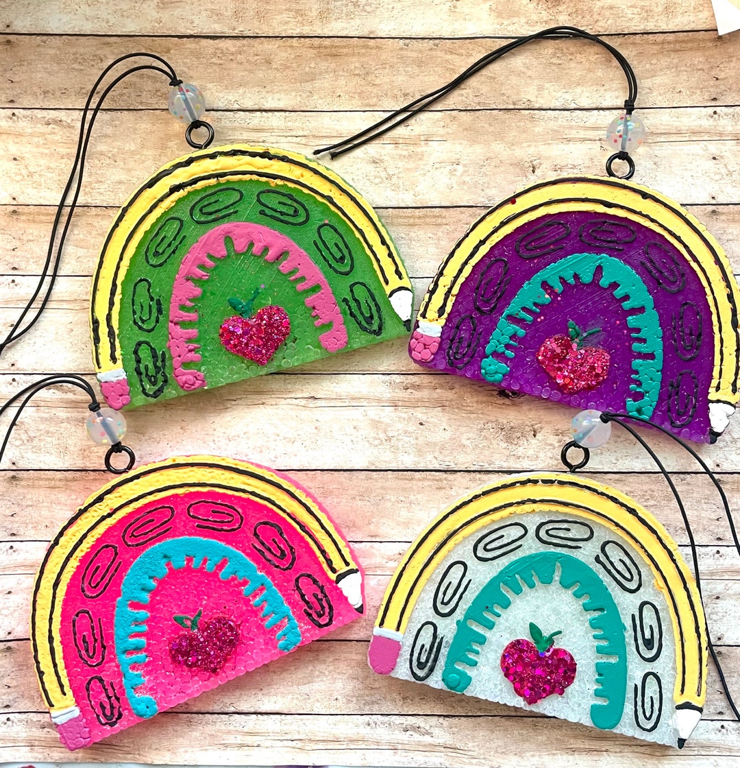 Teach/teacher Rainbow Freshie - Etsy