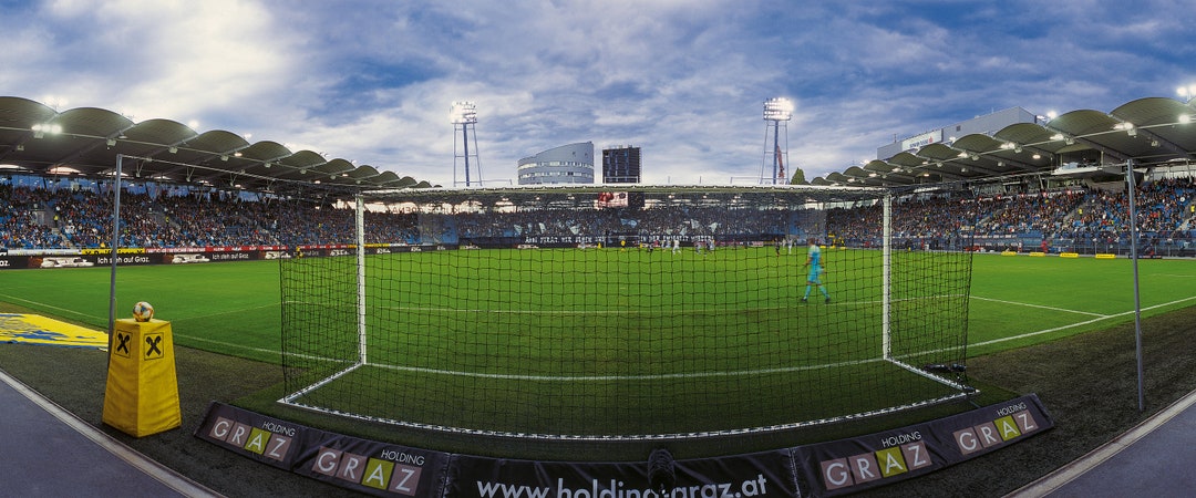 Graz Stadium Poster Back Gate 85 X 34.7 Cm 120 X 50 Cm 240 X 100 Cm ...