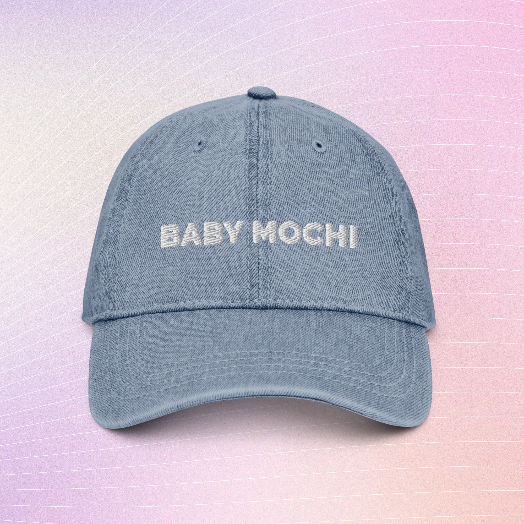 BTS Jimin Hat, BTS Baby Mochi Hat, Baby Mochi Embroidery Denim Hat, BTS ...