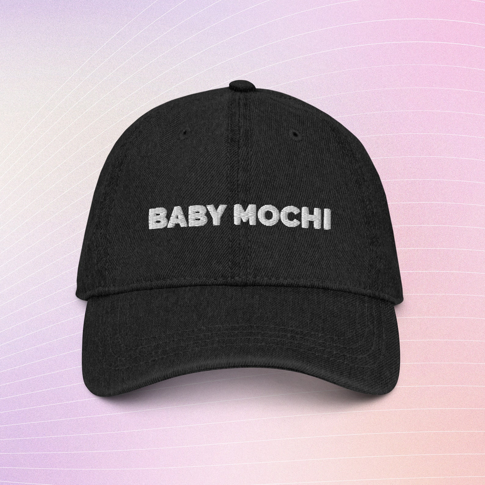 BTS Jimin Hat, BTS Baby Mochi Hat, Baby Mochi Embroidery Denim Hat, BTS ...