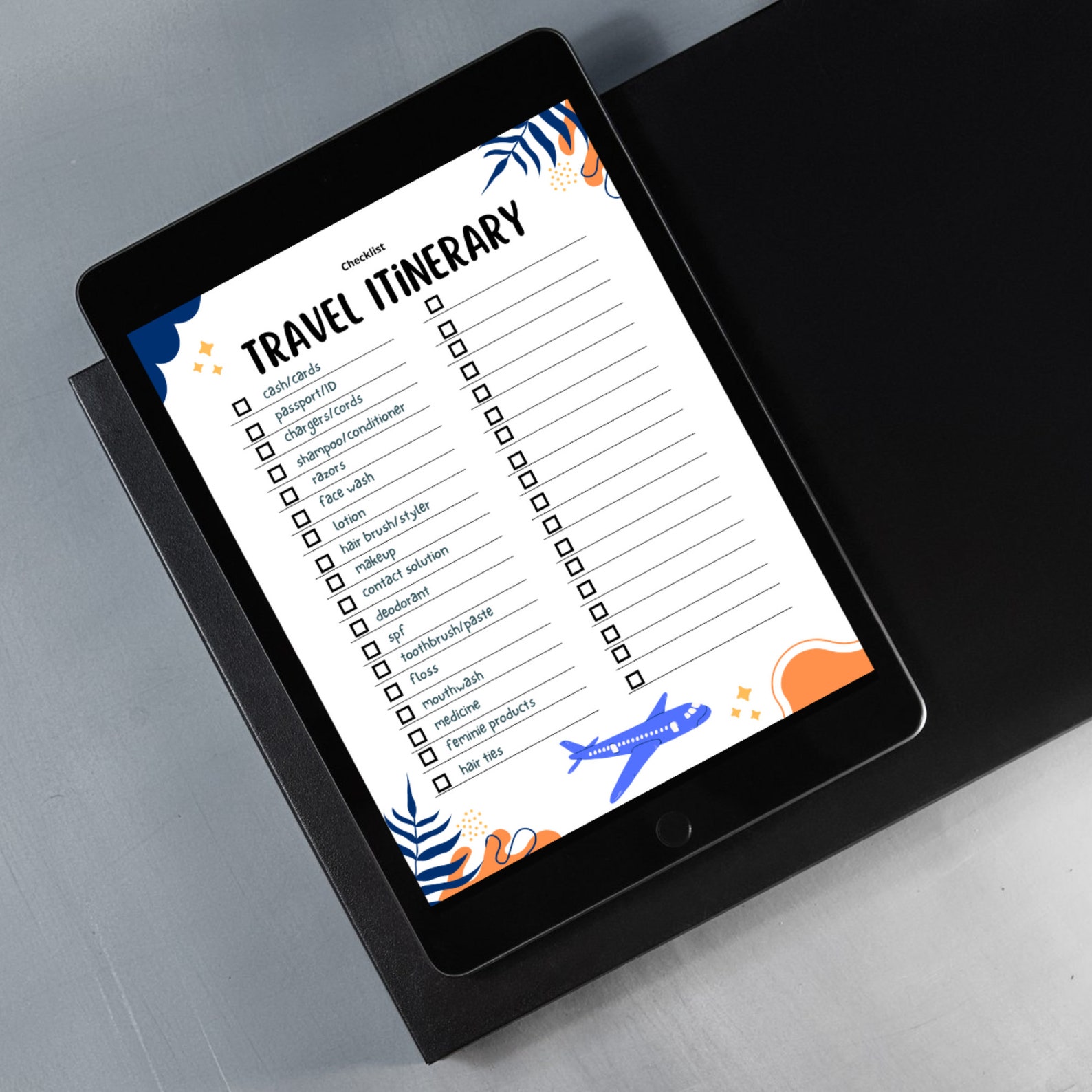 Ultimate 7-day Travel Itinerary Digital Planner | PNG, JPG, PDF Files ...