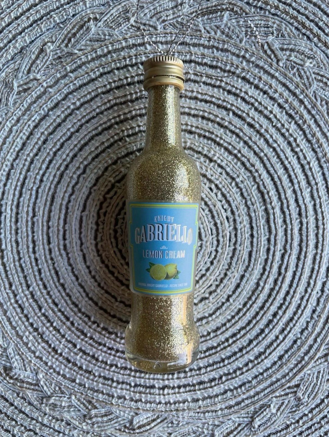 Mini Gabriello Italian Lemon Cream Bottle Upcycled Ornament - Etsy