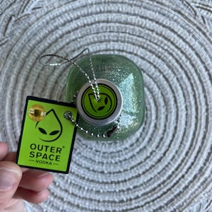 Mini Outer Space Vodka Alien Liquor Shot Ornament - Etsy