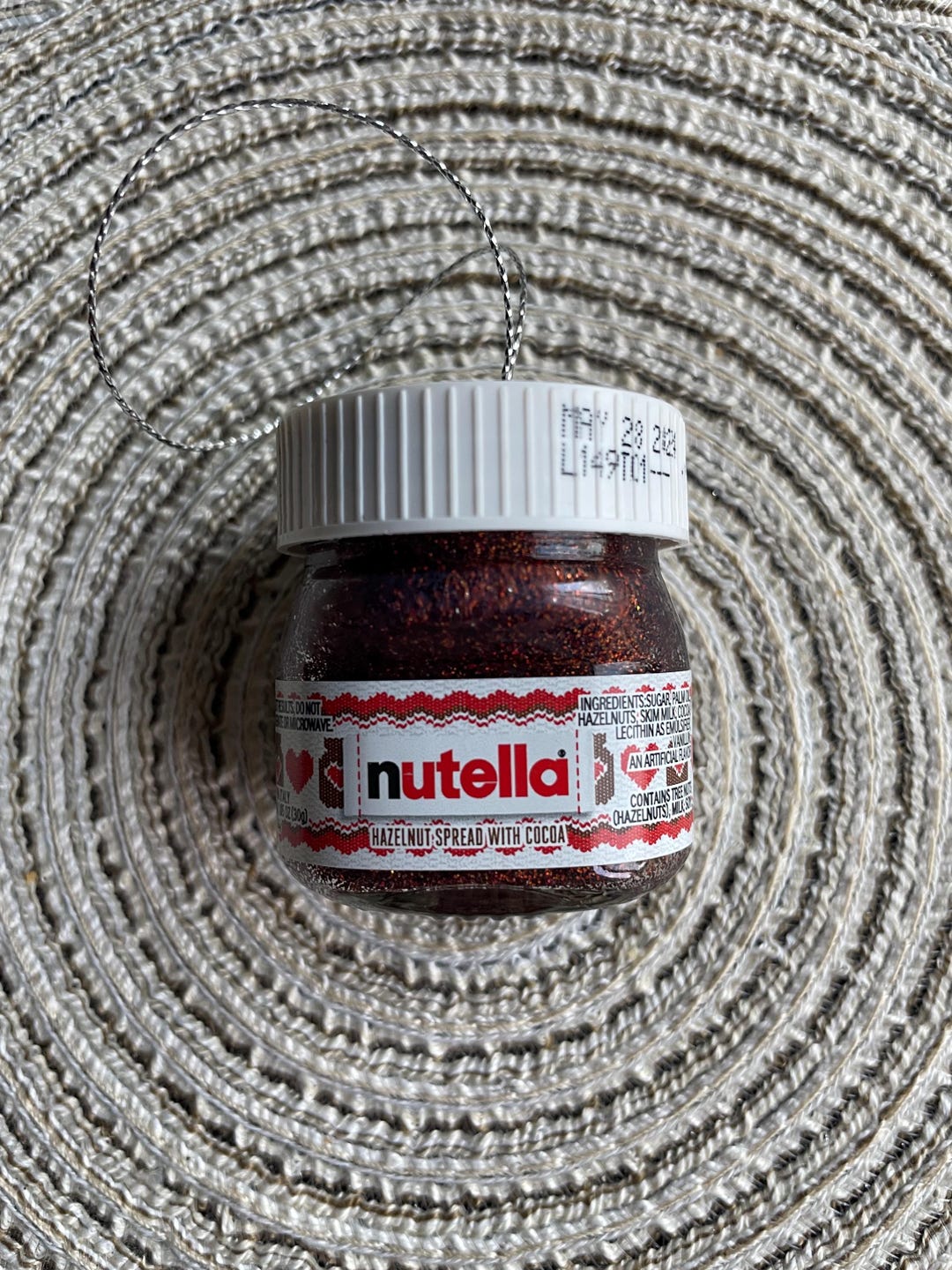 Mini Nutella Container Ornament - Etsy