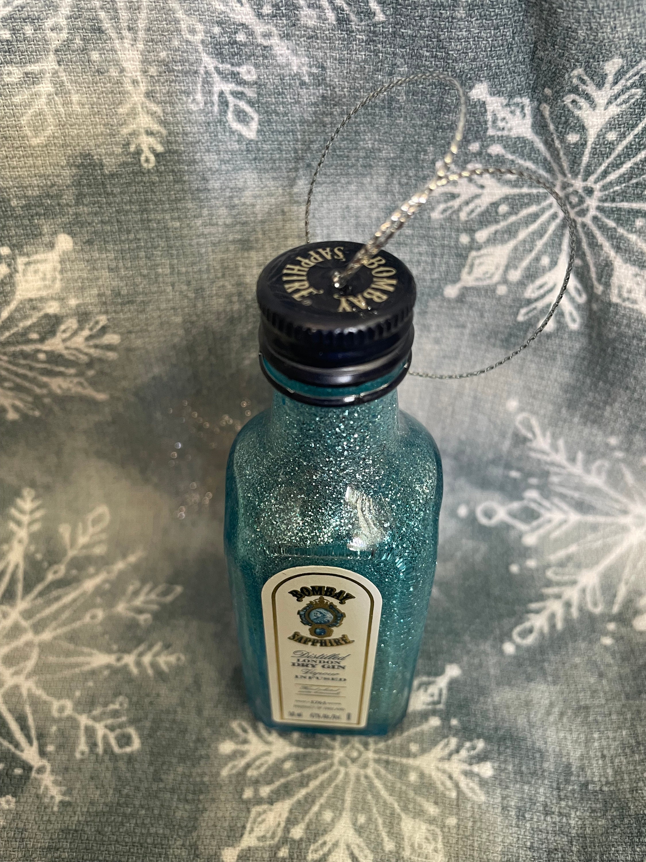 Mini Bombay Sapphire London Dry Gin Liquor Shot Bottle Ornament - Etsy