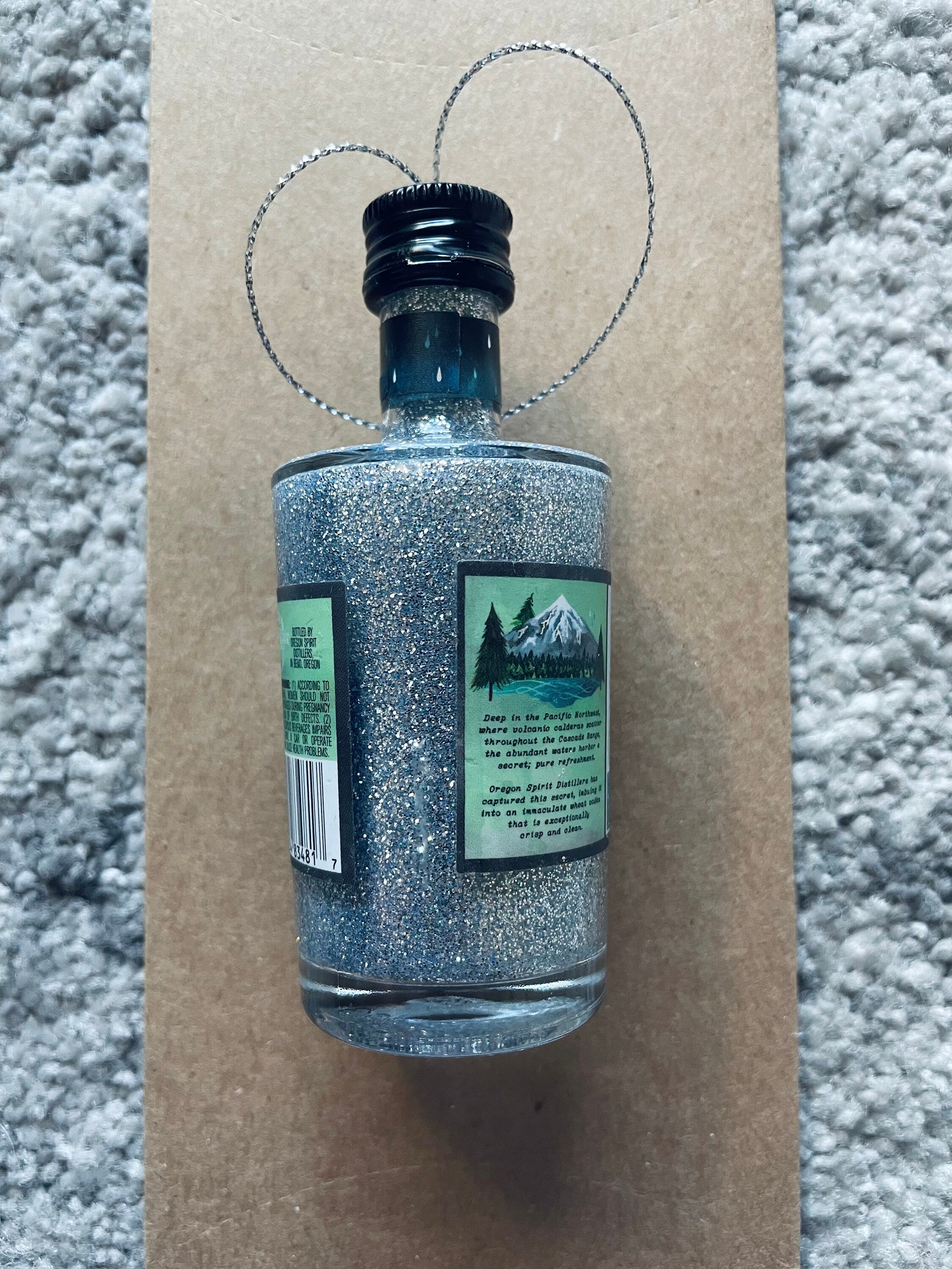 Mini Oregon Spirit Cascadian Vodka Liquor Shot Bottle Ornament - Etsy