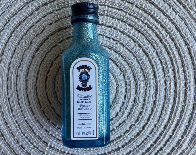Mini Bombay Sapphire London Dry Gin Liquor Shot Bottle Ornament - Etsy