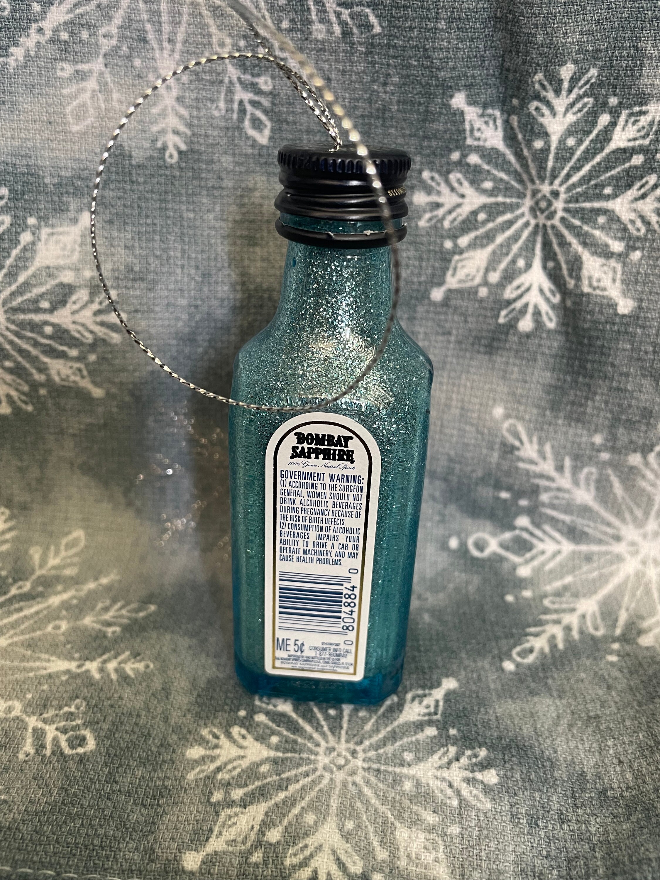 Mini Bombay Sapphire London Dry Gin Liquor Shot Bottle Ornament - Etsy