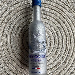Mini Grey Goose Vodka Liquor Shot Bottle Ornament - Etsy