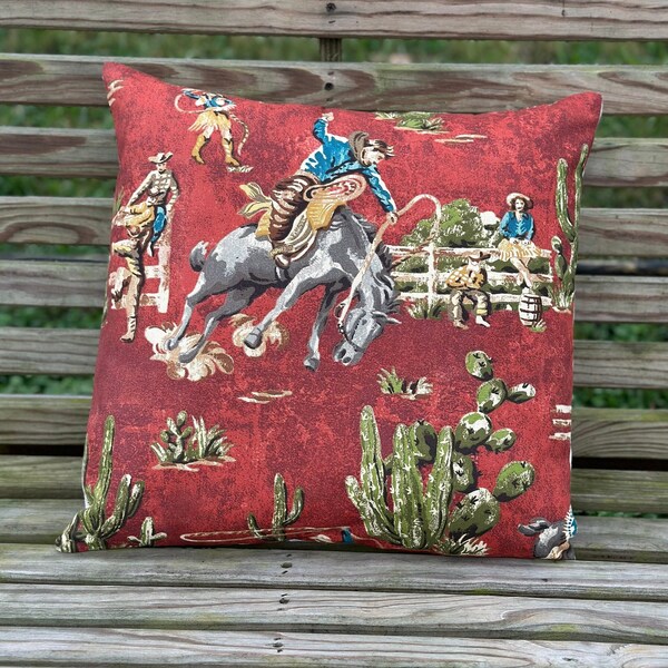 Western Pillow - Etsy