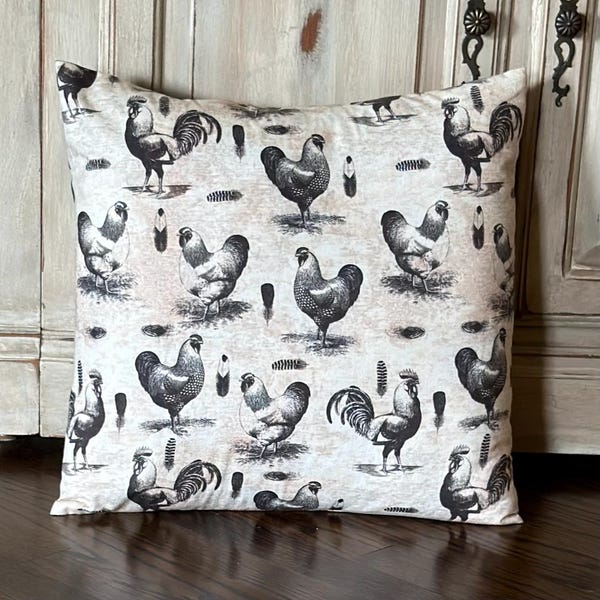 Chicken Throw Pillow - Etsy