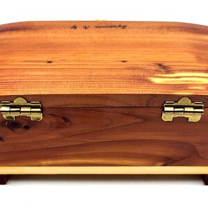 Vintage 50s Mini Cedar Chest Treasure Box Syracuse NY Souvenir 6.5x3 ...