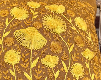 Embroidery Pattern FLOWER PATCH PDF Instant Download Hand Embroidery ...