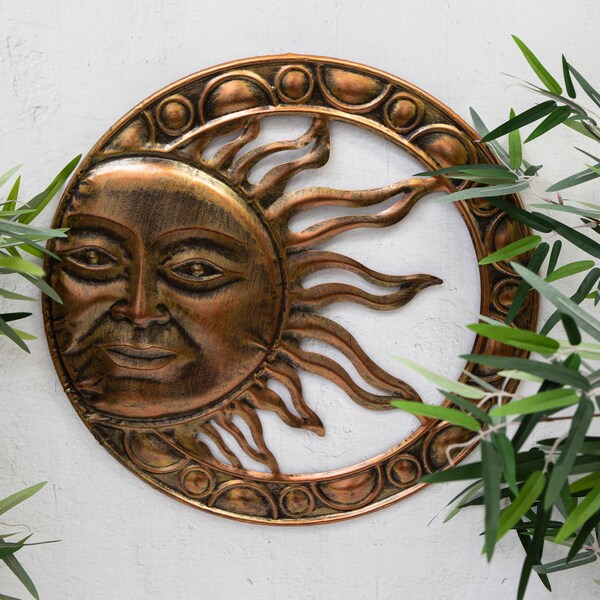 Large Outdoor Sun Face - Etsy UK