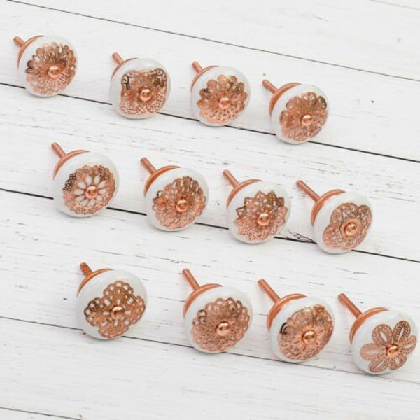 Rose Gold Knobs - Etsy