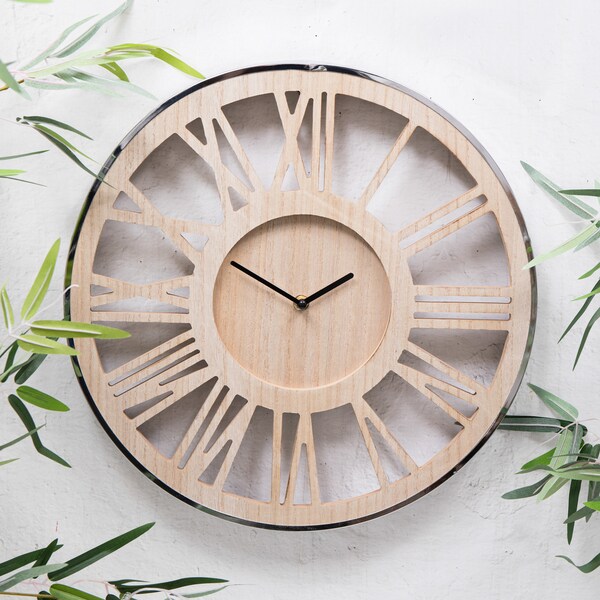 Large Skeleton Wall Clock - Etsy