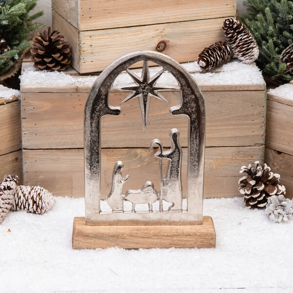 Metal Nativity - Etsy