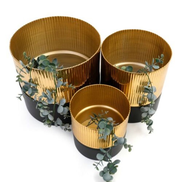 Gold Planter - Etsy