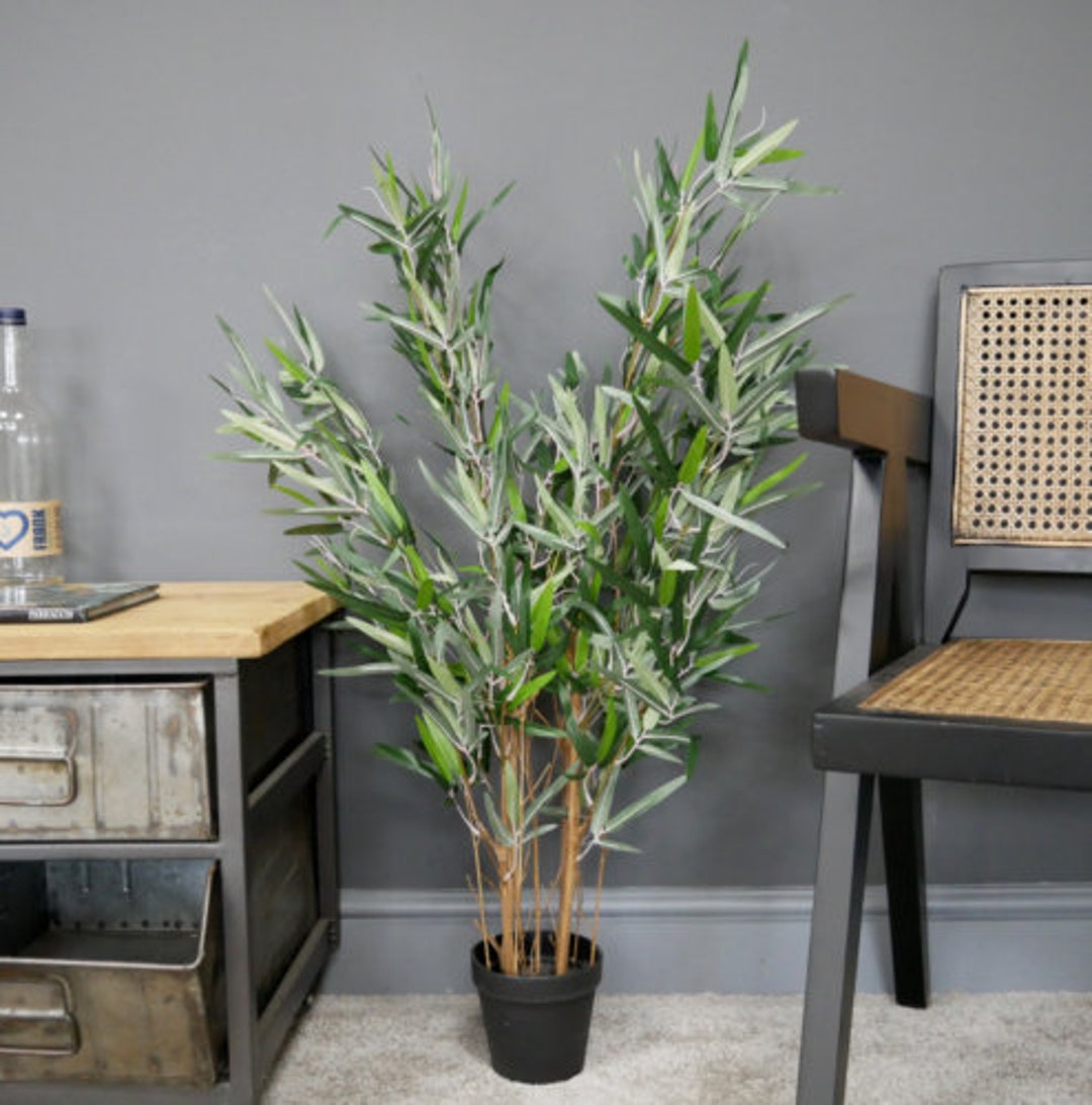 Artificial Bamboo Tree Large Faux Plant Decor Potted Home - Etsy UK