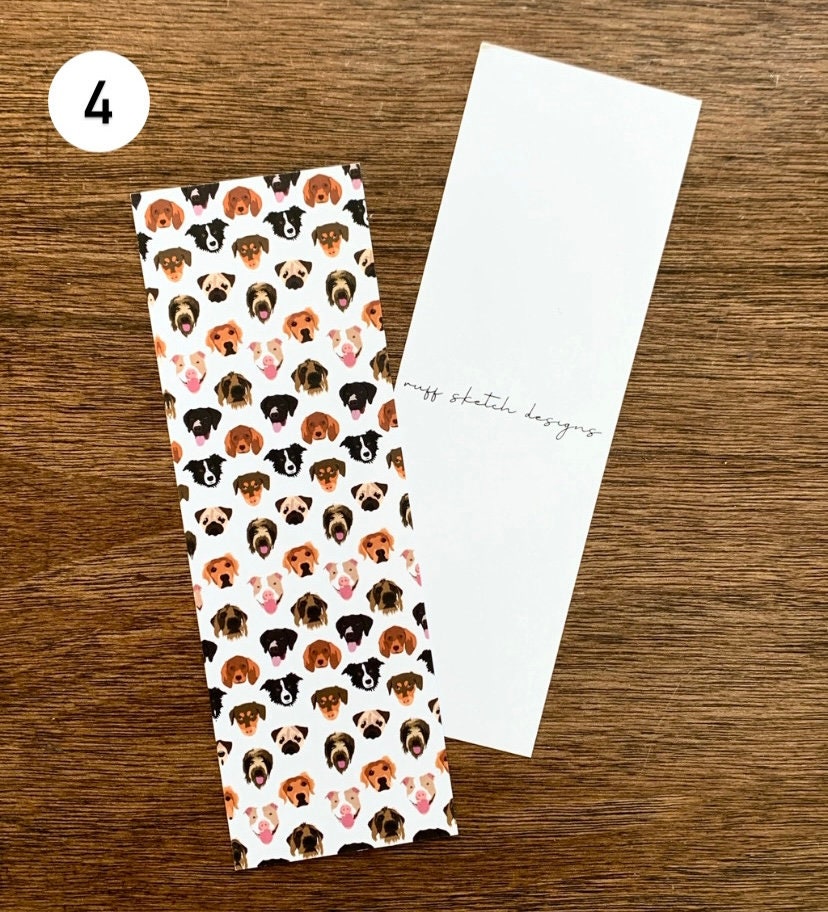 Dog Themed Bookmarks, Bookmarks for Dog Lovers - Etsy
