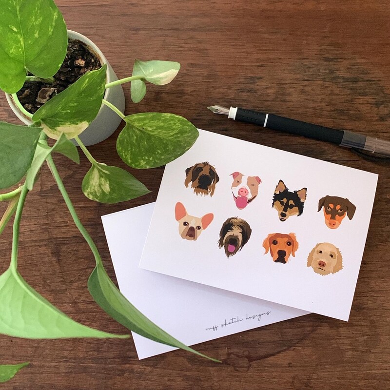 Dog Greeting Cards - Etsy