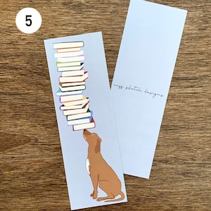 Dog Themed Bookmarks, Bookmarks for Dog Lovers - Etsy