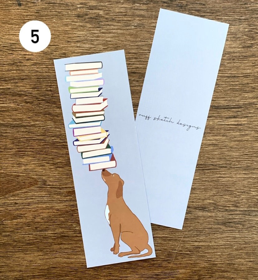 Dog Themed Bookmarks Bookmarks for Dog Lovers - Etsy