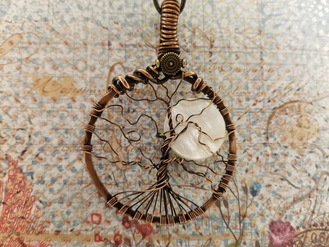 Full Moon Wire Wrapped Tree of Life - Etsy