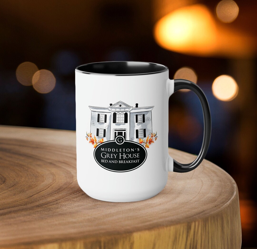 Good Witch Middleton's Grey House Bed and Breakfast Mug, 15oz - Etsy
