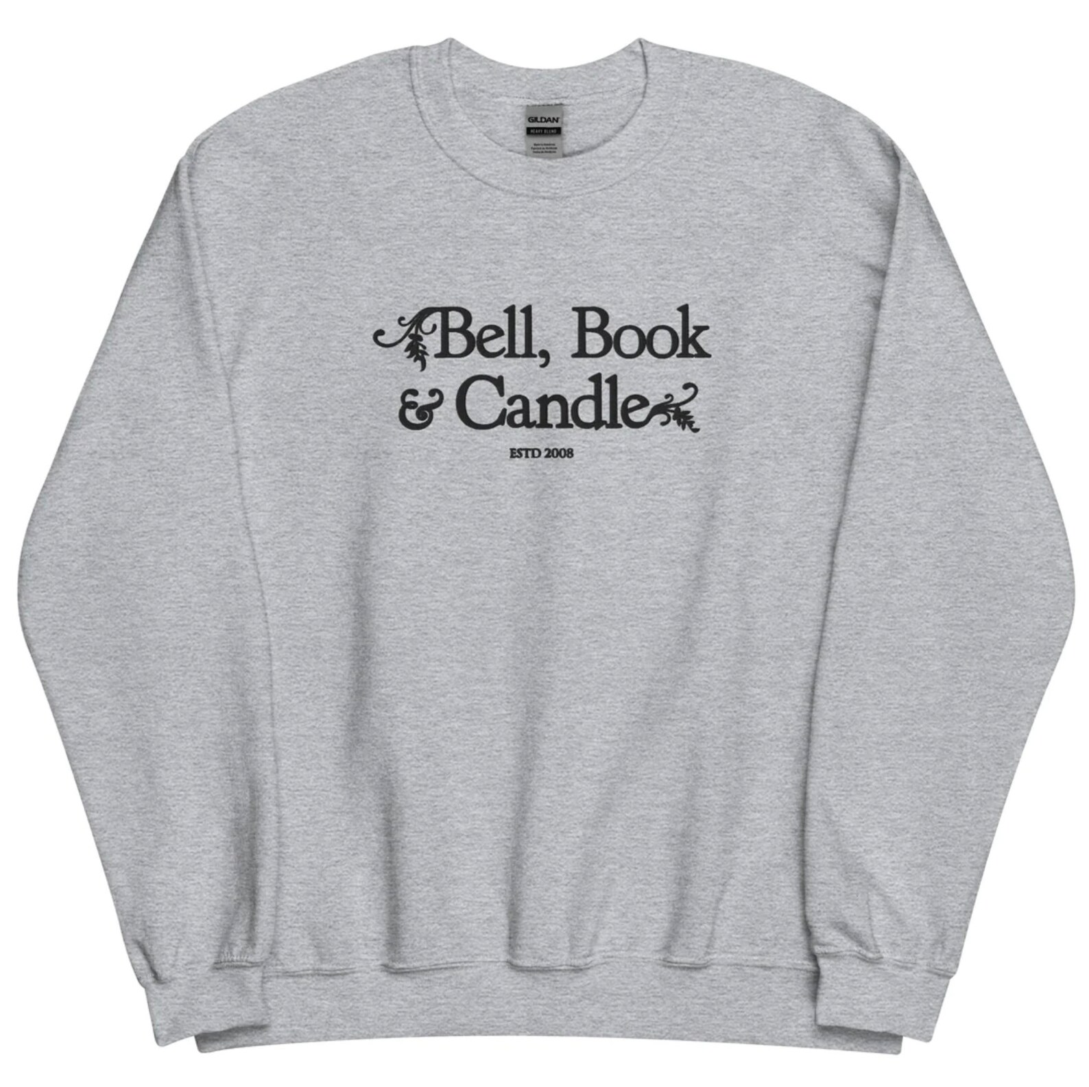 Good Witch Bell Book & Candle Embroidered Sweatshirt - Etsy