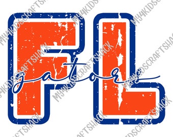 Fl Gators Font | Etsy