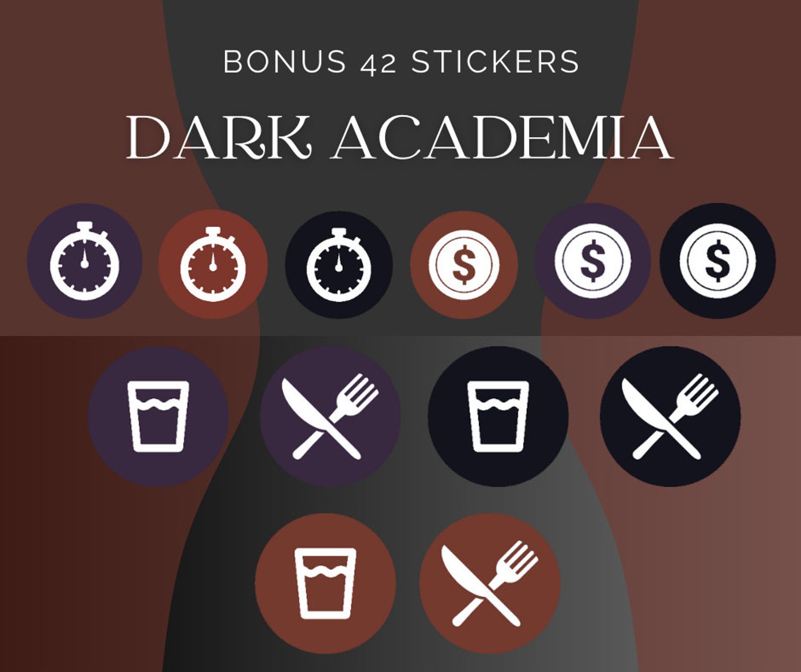 Dark Academia Notebook Covers for Goodnotes or Notability - Etsy