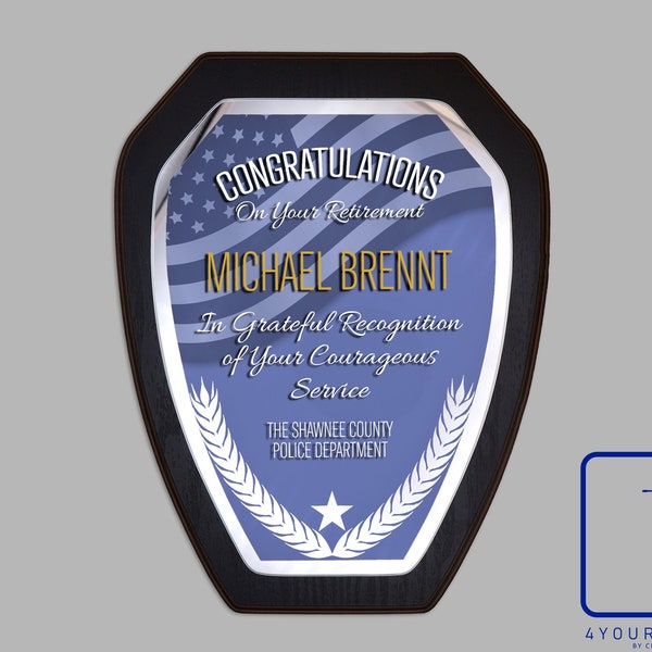 Police Retirement Recognition - Etsy