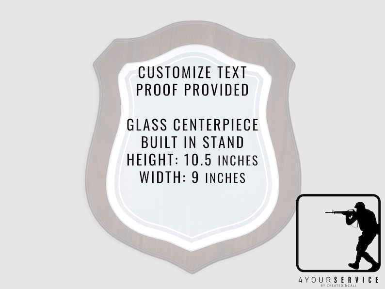 Police Officer Retirement Plaque, Police Award, Custom Officer Gift ...