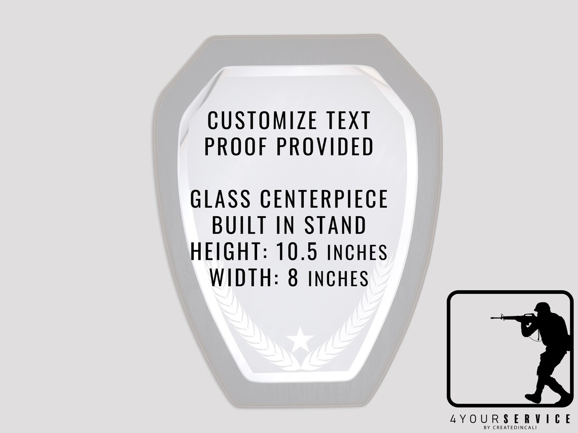 Custom Plaque, Military Recognition Plaque, Quarterly Award, Air Force ...