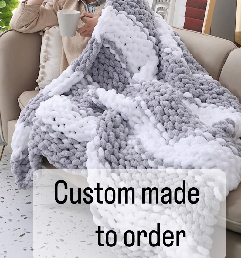 Custom Chunky Blankets - Etsy