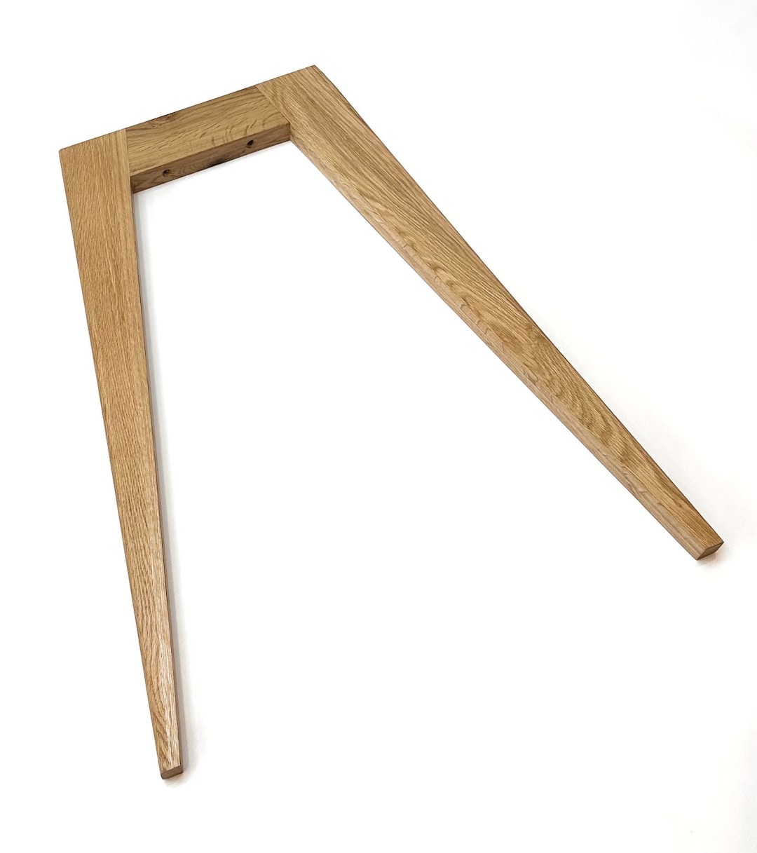 A Pair of Tapered Oak Legs 4 Legs in Total Coffee Table, Desk or Dining ...