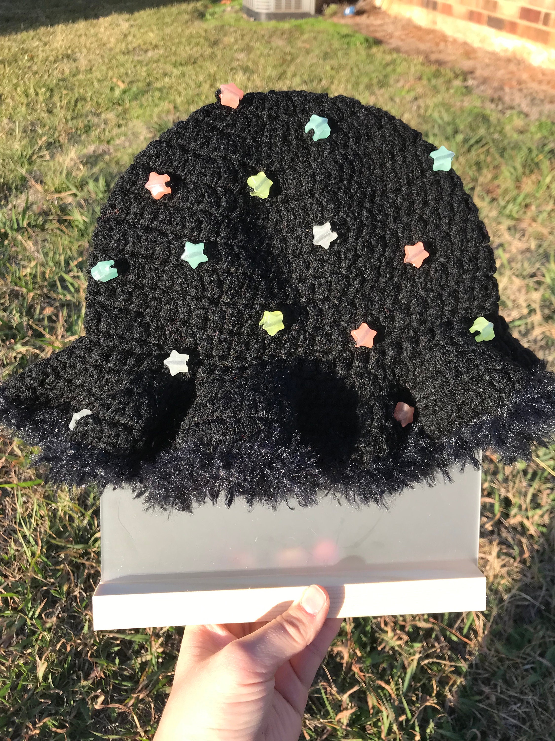 Soot Sprite Inspired Crochet Bucket Hat - Etsy