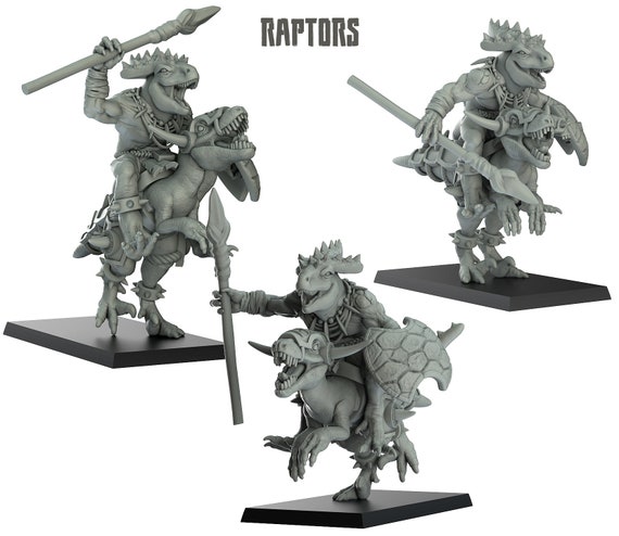 Raptors Unit the Last Tribe Resin Printed Tabletop Gaming | Etsy