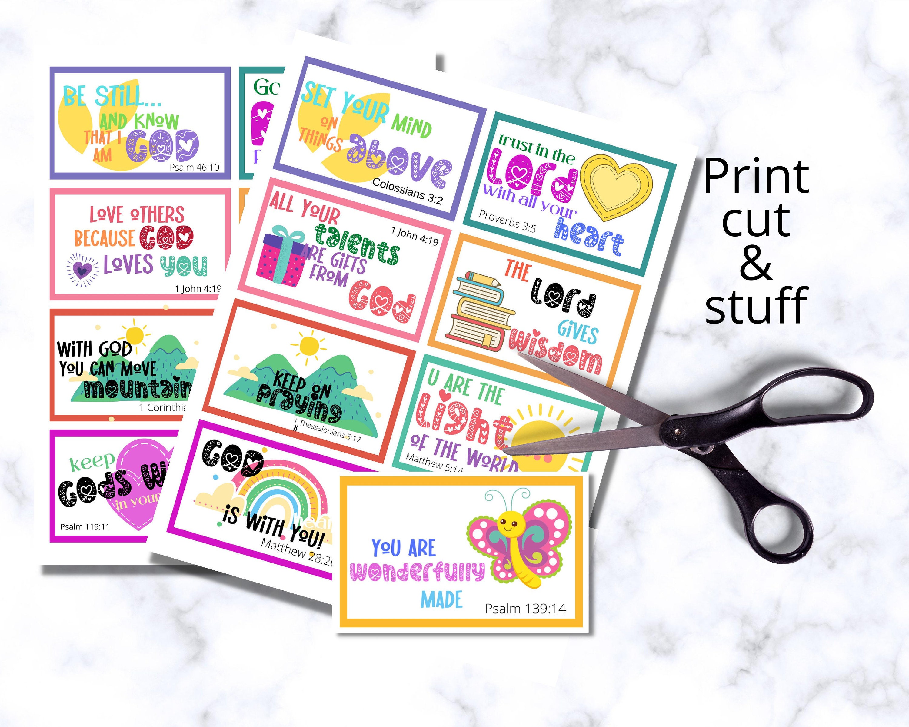 Printable Lunch Box Notes for Kids, Editable PDF for Personal Notes ...