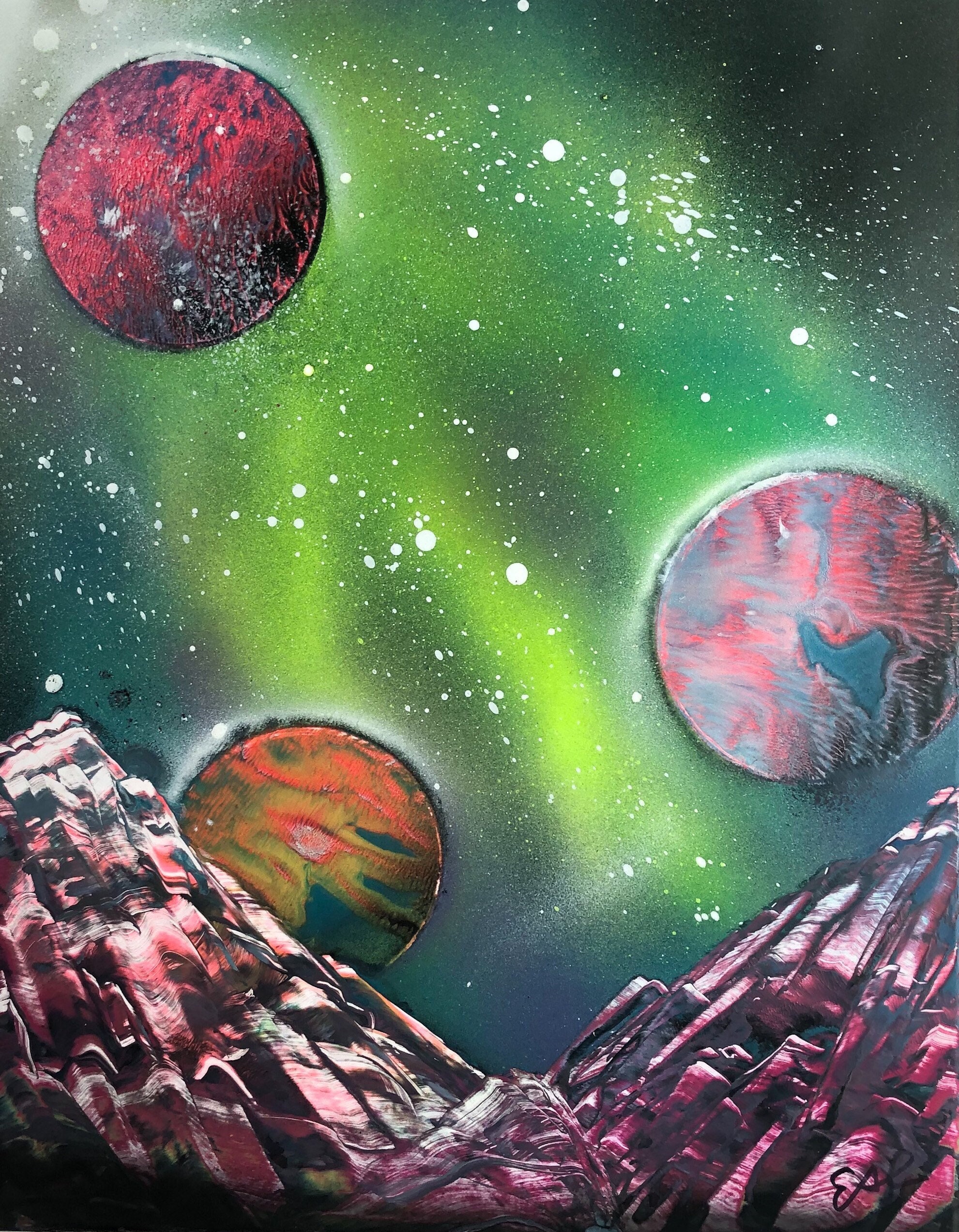 Space Painting Spray Paint