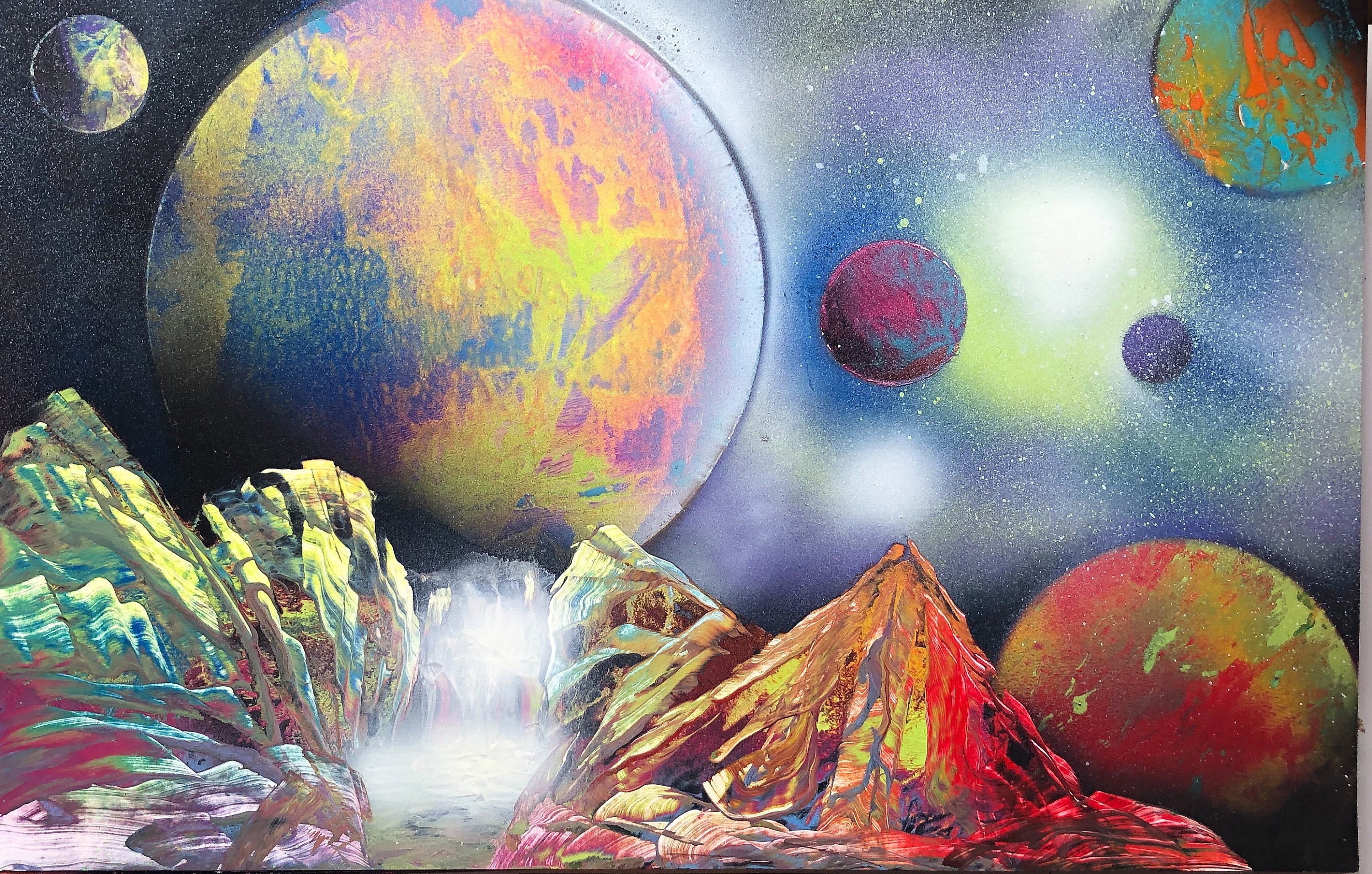 Space Painting Spray Paint