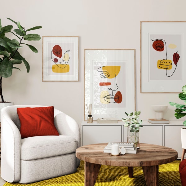 Mid Century Poster - Etsy