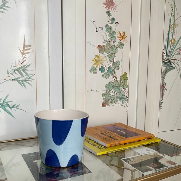 Retro Plant Pot - Etsy