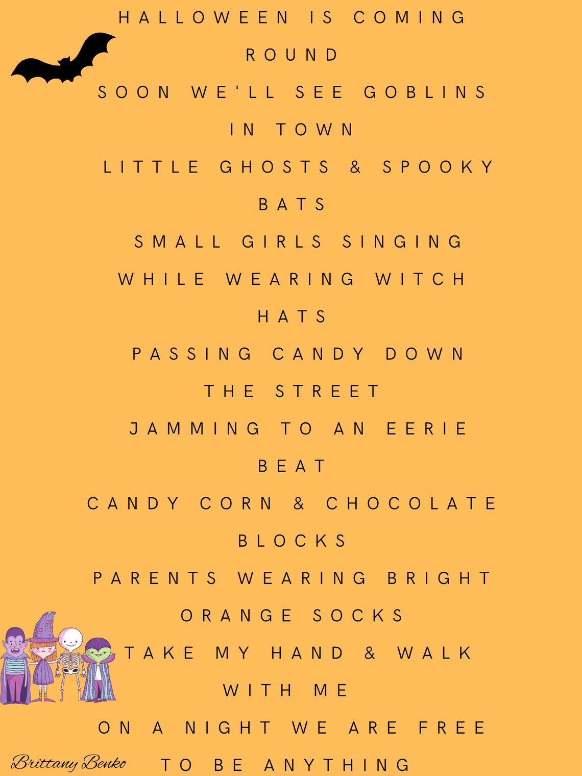 Halloween Poetry Download - Etsy