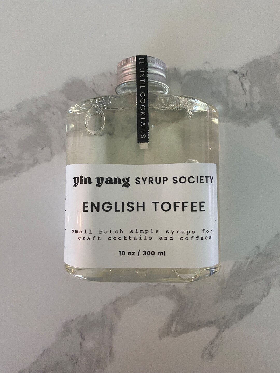 English Toffee Coffee & Cocktail Syrup - 10 Oz / 300 Ml - Etsy