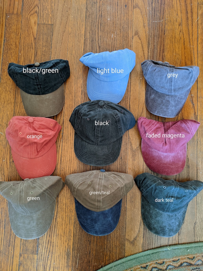 Hand Embroidered Baseball Hat - Etsy