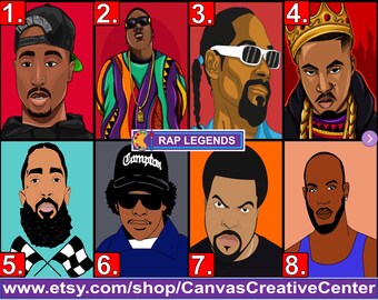 Tupac and Biggie - Etsy