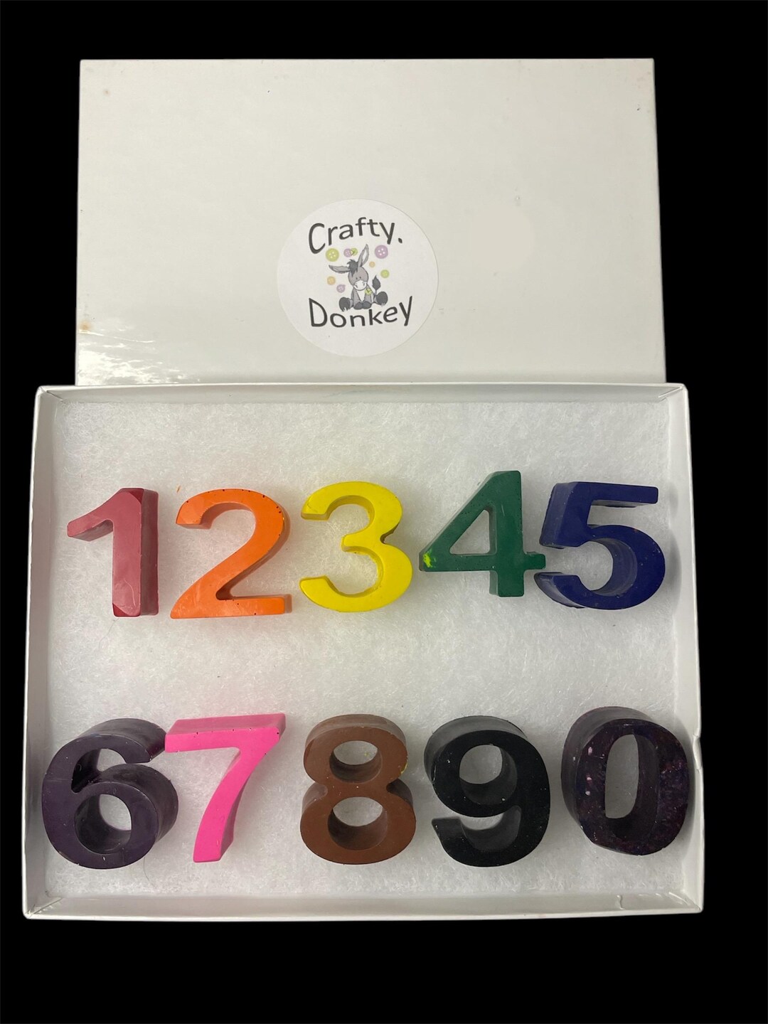 Number Fun Crayon Gift Set - Etsy